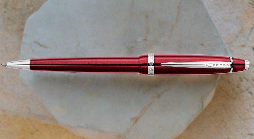 A T Cross Affinity Crimson Red Ballpoint Pen | The Gift Emperor Shop