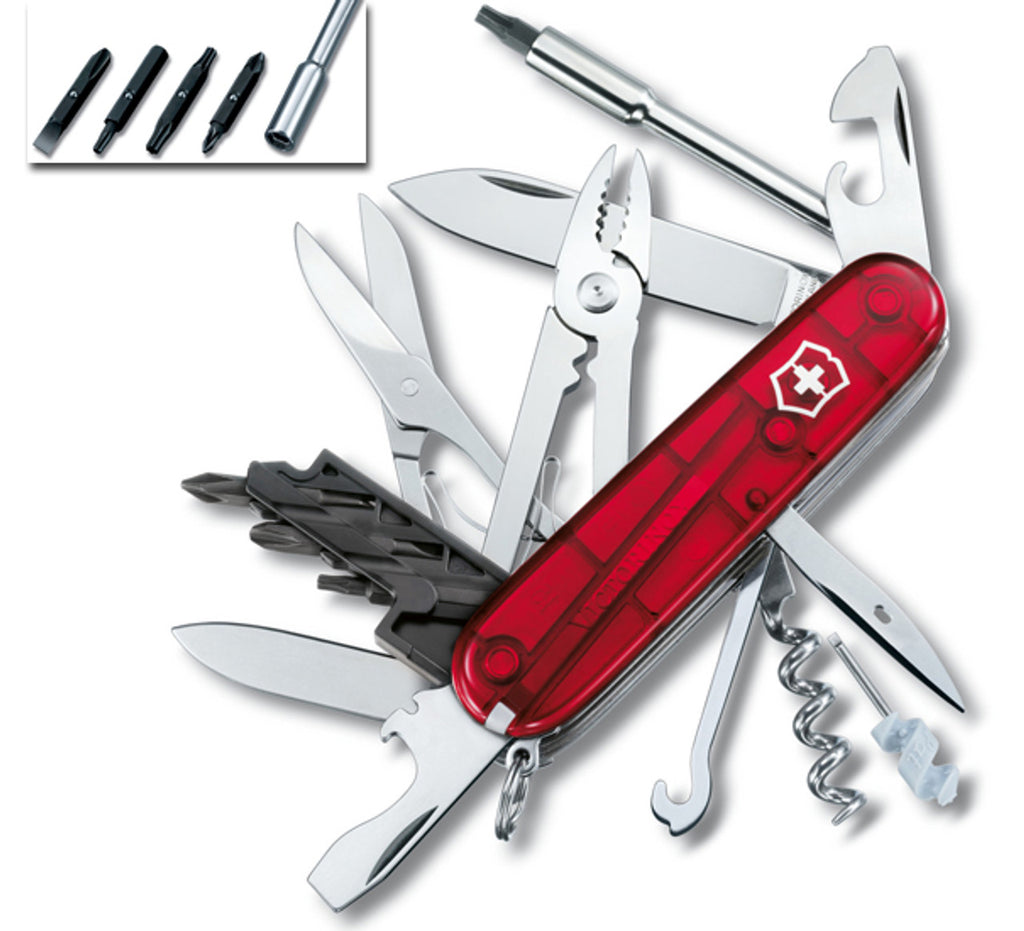 Victorinox Cyber Tool 34 Ruby Swiss Army Pocketknife | The Gift Emperor ...